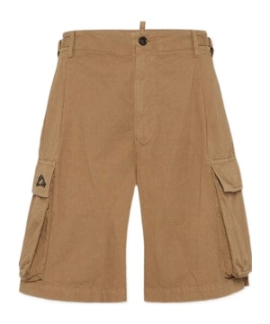 Dsquared2 Icon New Generation Ripstop Cargo Shorts - Khaki