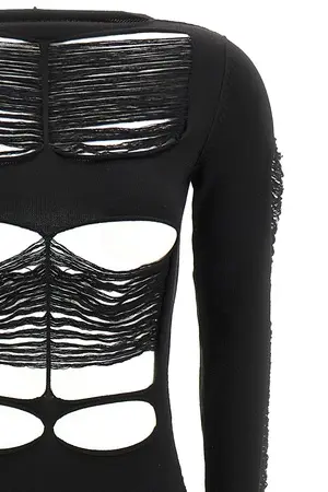 Rick Owens Luna Distressed Dress