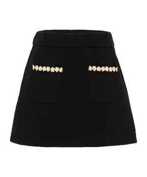 Moncler A-line Skirt - Black