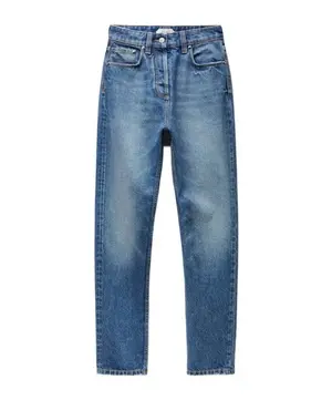 Versace High Waist Straight Jeans - Blue
