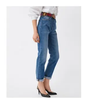 Versace High Waist Straight Jeans