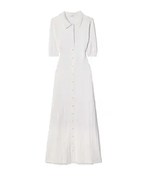 Adam Lippes Fenwick Midi Dress - White