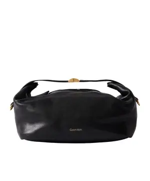 Calvin Klein Andy Small Leather Clutch - Black