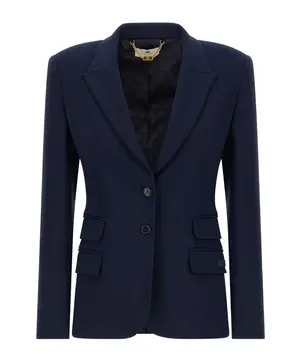 Elisabetta Franchi Long-sleeve Blazer - Blue