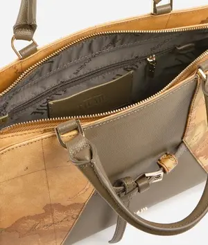 ALVIERO MARTINI 1A CLASSE Color-blocked Shoulder Bag
