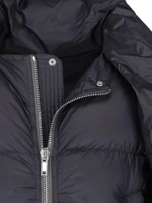 Rick Owens Funnel Neck Quilted Down Jacket