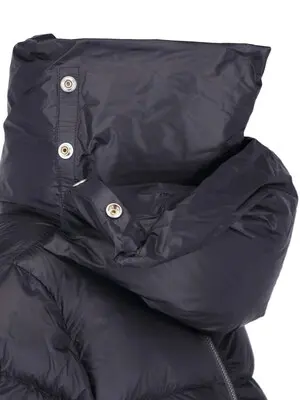 Rick Owens Funnel Neck Quilted Down Jacket