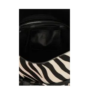 Moschino Zebra-print Belted Tote Bag