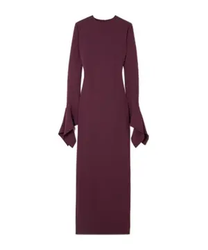 Solace Elegant Deep Purple Long Dress
