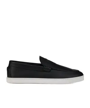 CHRISTIAN LOUBOUTIN Round-toe Loafers - Black