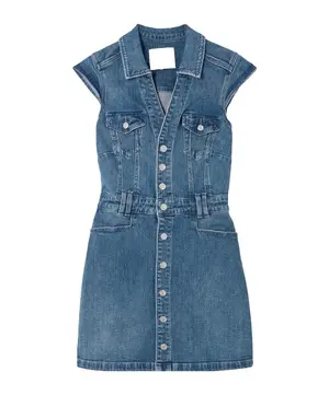Paige Stretch Denim Mini Dress - No