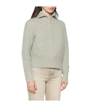 ALLUDE Long-sleeved Sweater - Green