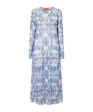 La DoubleJ Slinky Swing Dress - Blue