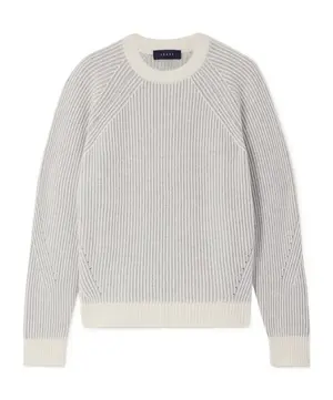 Sease Ribbed Cashmere Sweater - White