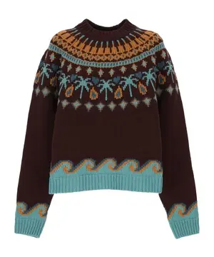 Alanui Crew-neck Sweater - Black