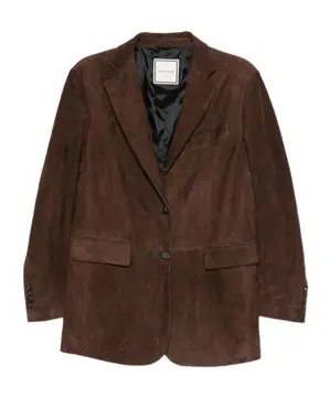 Tagliatore Long Sleeve Leather Jacket