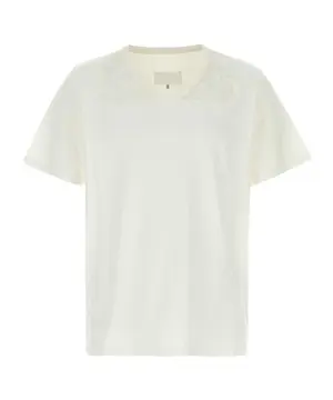 MAISON MARGIELA Short Sleeve V-neck T-shirt