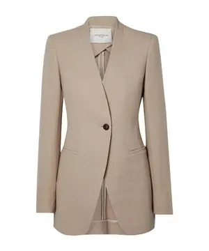 Lafayette 148 New York Wool-blend Blazer - Nude