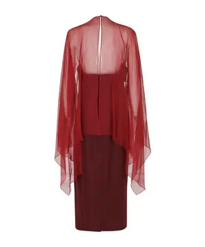 Alberta Ferretti Long-sleeved Dress