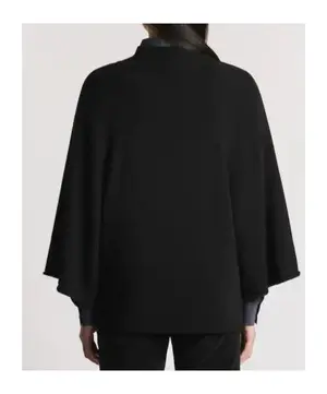 FAY Wool And Cashmere Blend Mock Neck Top