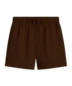 ECOALF Drawstring Elasticated-waist Shorts - Cocoa Brown