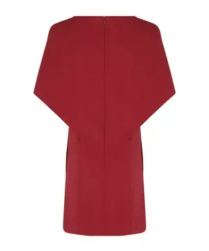 Alberta Ferretti Draped Cape Effect Dress
