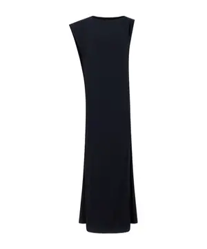 Jacquemus Sleeveless Boat Neck Dress - Black