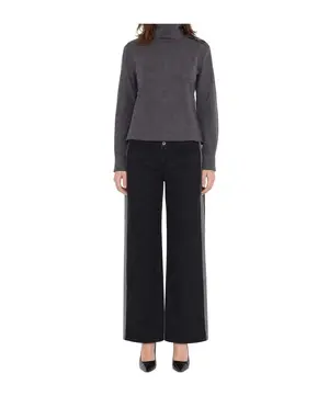 Patrizia Pepe Straight Hem High Neck Blouse