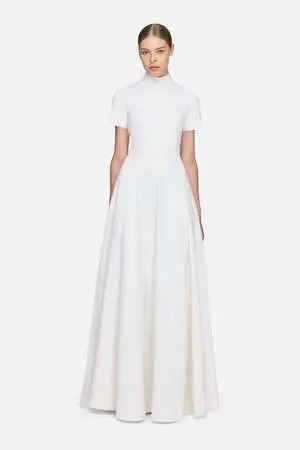 EMILIA WICKSTEAD Malinda Dress In Single Wool Crepe