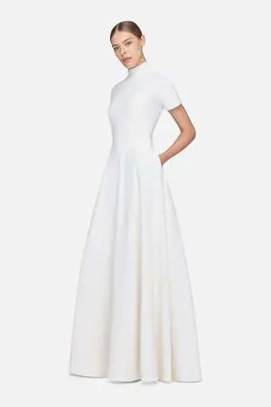 EMILIA WICKSTEAD Malinda Dress In Single Wool Crepe
