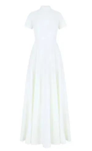 EMILIA WICKSTEAD Malinda Dress In Single Wool Crepe
