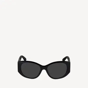 Balenciaga Nano Round Sunglasses - Black