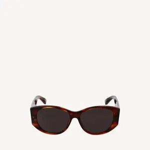 Balenciaga Nano Round Sunglasses - Brown