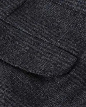 Johnstons Of Elgin Wool Cashmere Blend Glen Urquhart Check Trousers