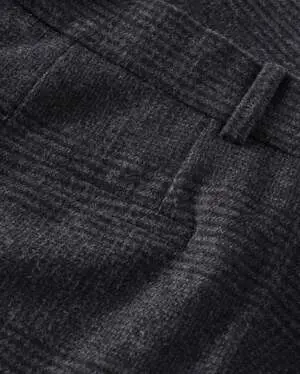 Johnstons Of Elgin Acara Dark Pleated Trousers