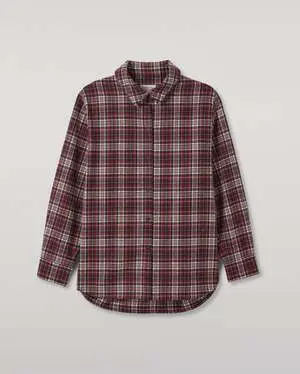 Johnstons Of Elgin Clanla Plaid Overshirt