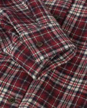 Johnstons Of Elgin Clanla Plaid Overshirt
