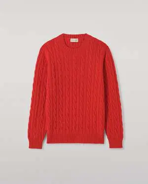 Johnstons Of Elgin Calder Cable Cahmere Jumper