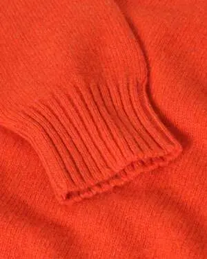 Johnstons Of Elgin Blyth Lambswool Jumper - Red