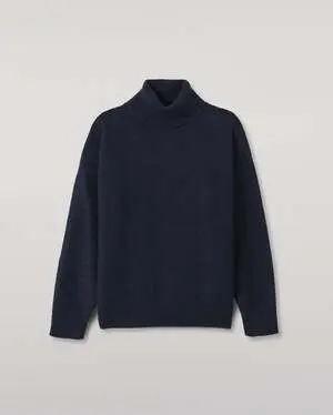 Johnstons Of Elgin Maggie Revere Titch Cahmere Jumper - Navy