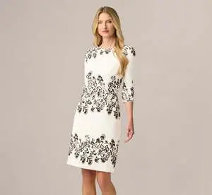 Adrianna Papell 3/4 Sleeve Day Dresses