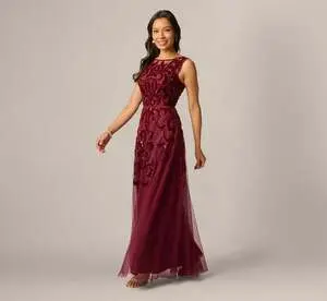 Adrianna Papell Applique Evening Dresses