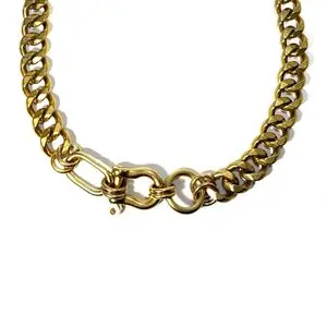 Rachel Nathan Shackle Trio Necklace