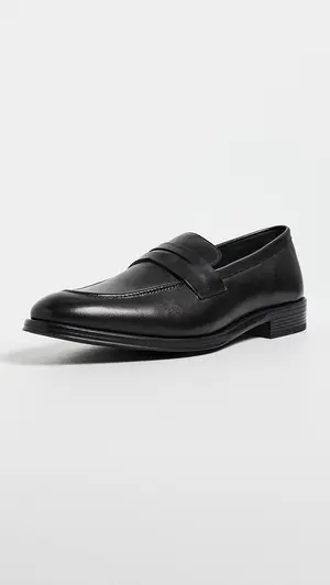 Paul Smith Leather Pierce Loafers - Black
