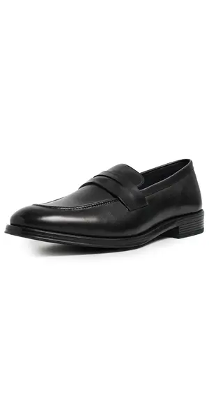 Paul Smith Leather Pierce Loafers - Black