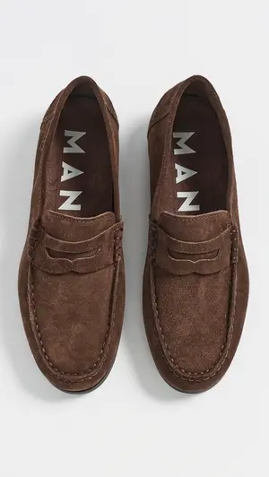 Manebí Suede Penny Loafers