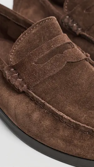 Manebí Suede Penny Loafers