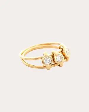 YI COLLECTION Diamond & 18k Orbit Ring