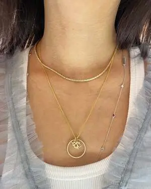 YI COLLECTION Diamond Zodiac Dragon Pendant Necklace