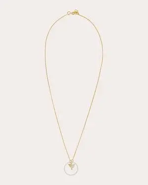 YI COLLECTION Diamond Zodiac Rooster Pendant Necklace